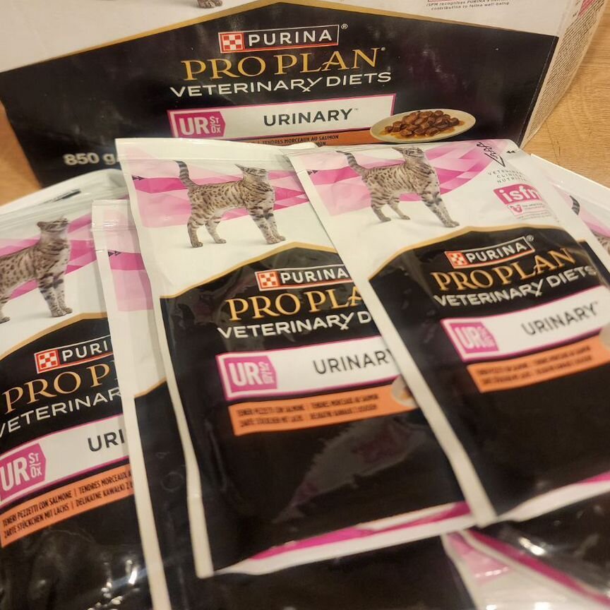 Pro plan urinary для кошек влажный корм 10 шт