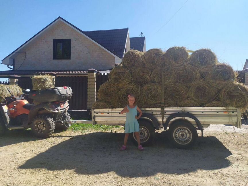 Продам сено в больших и мини рулонах, обмен