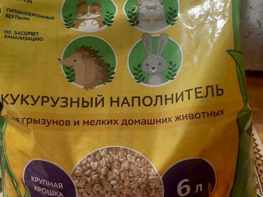 Кукурузный наполнитель 6 л