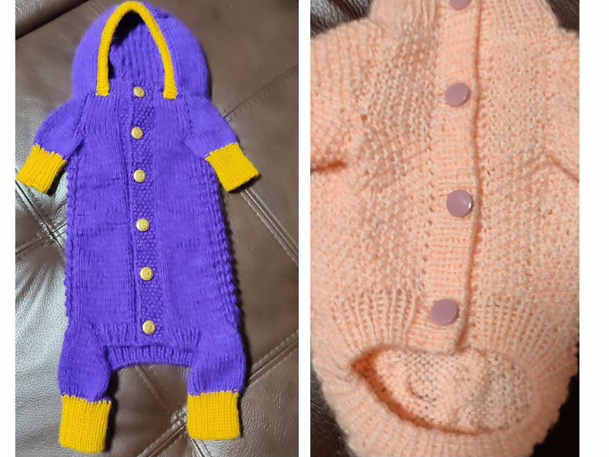 Свитер для маленькой собачки и кота сфинкс