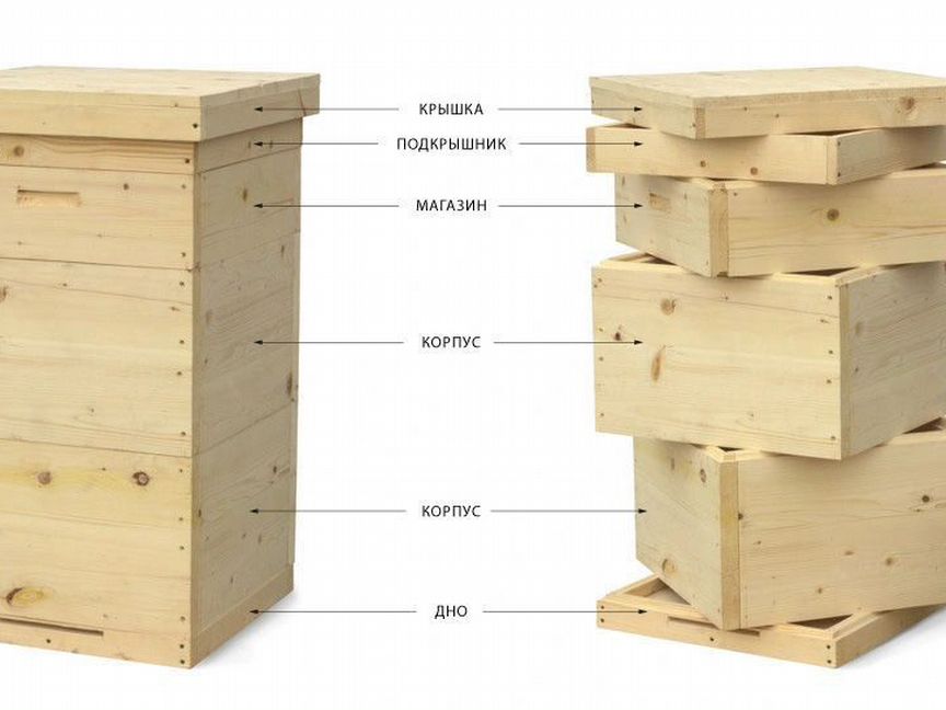 Улей для пчел новый