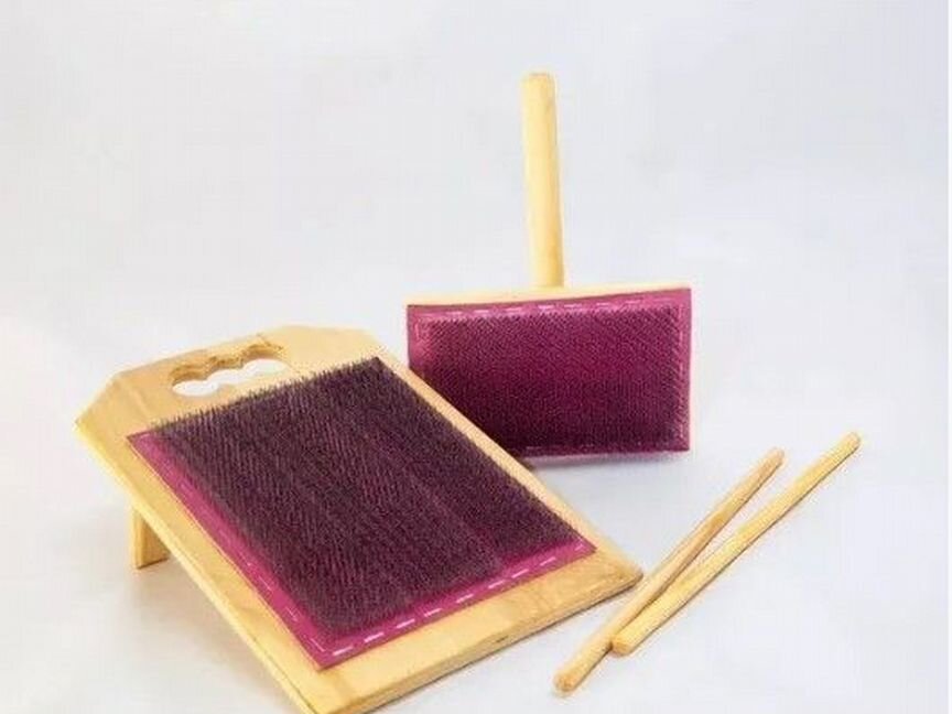 Кардерная доска для шерсти