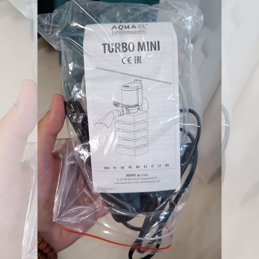 Внутренний фильтр aquael turbo mini