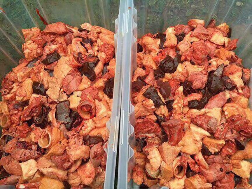 Говяжья обрезь и ливер для собак