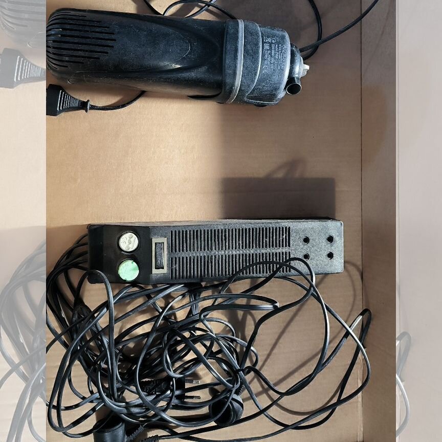 Aquael fan 3+ и бп аквариумного освещения