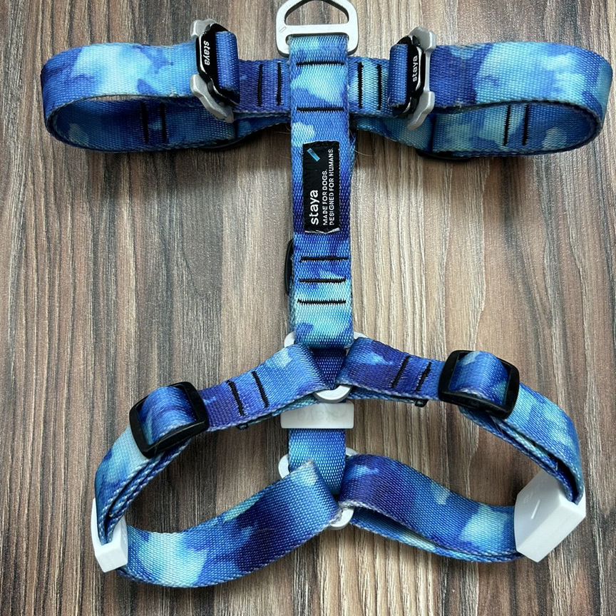 Шлейка для собаки staya iced blue