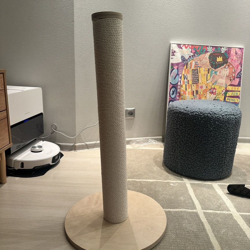 Когтеточка домик для кошки 80см