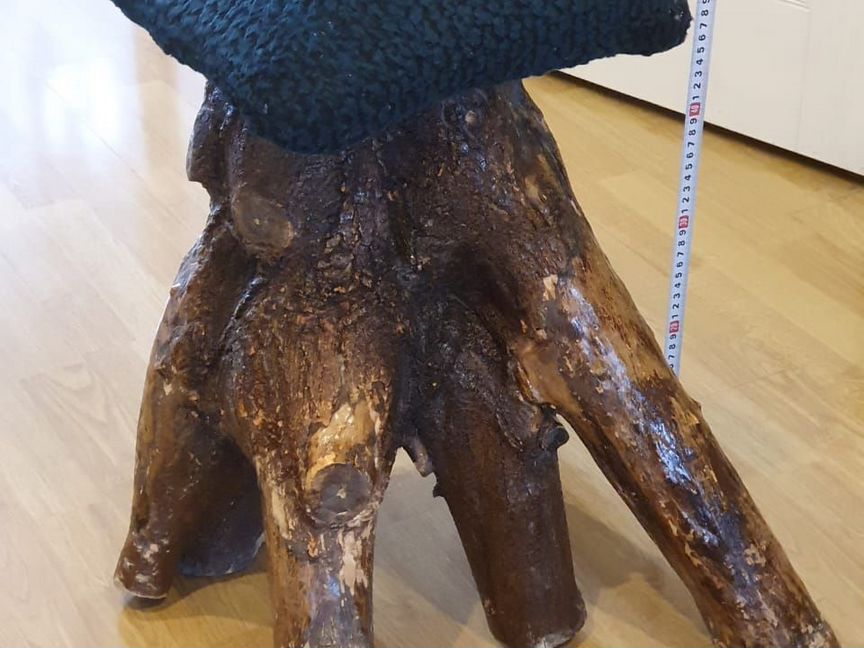 Когтеточка, стул, пуфик из клена