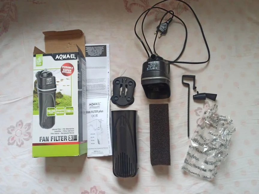 Фильтр для аквариума aquael fan 3 plus, лава