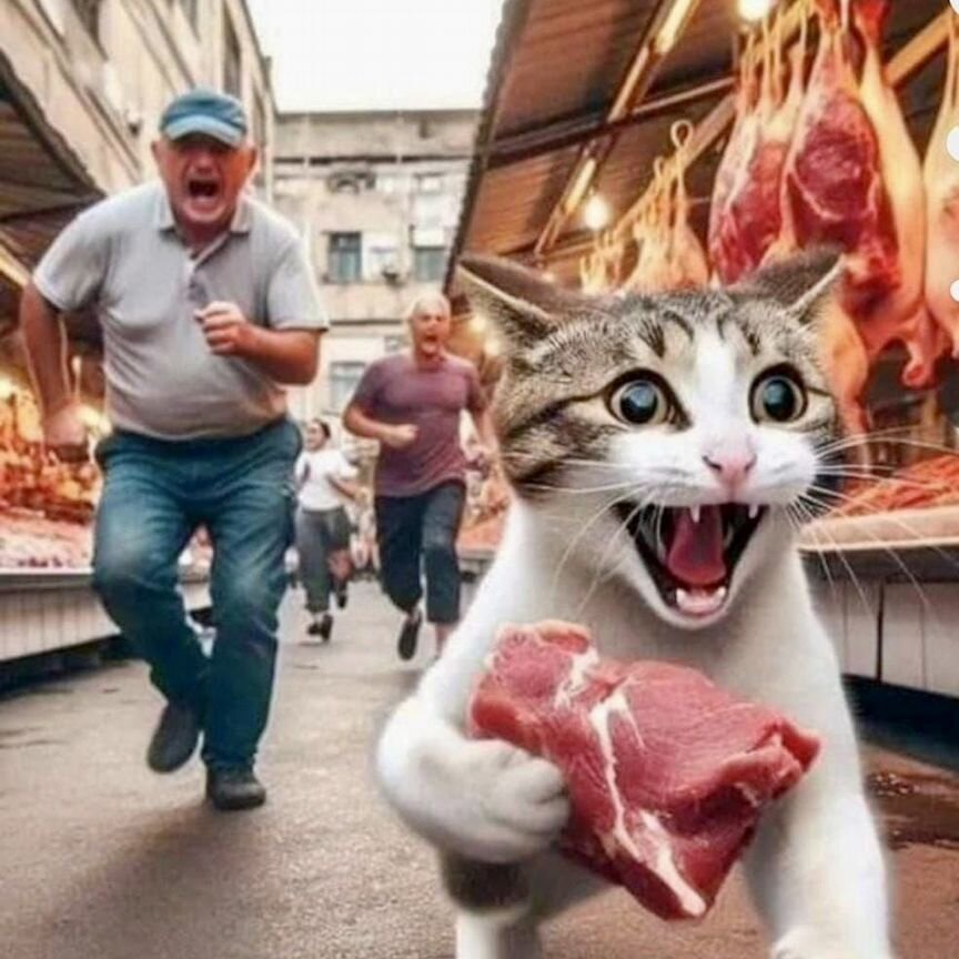 Супер кот хищник