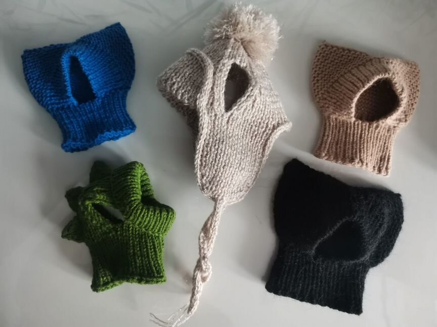 Шапочки для маленьких собачек