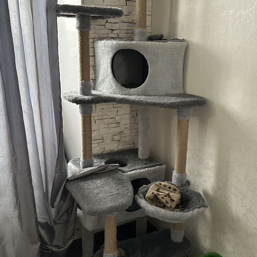 Когтеточка домик для кошки