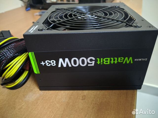 Zalman wattbit 500W 83+pin купить в Москве | Электроника | Авито