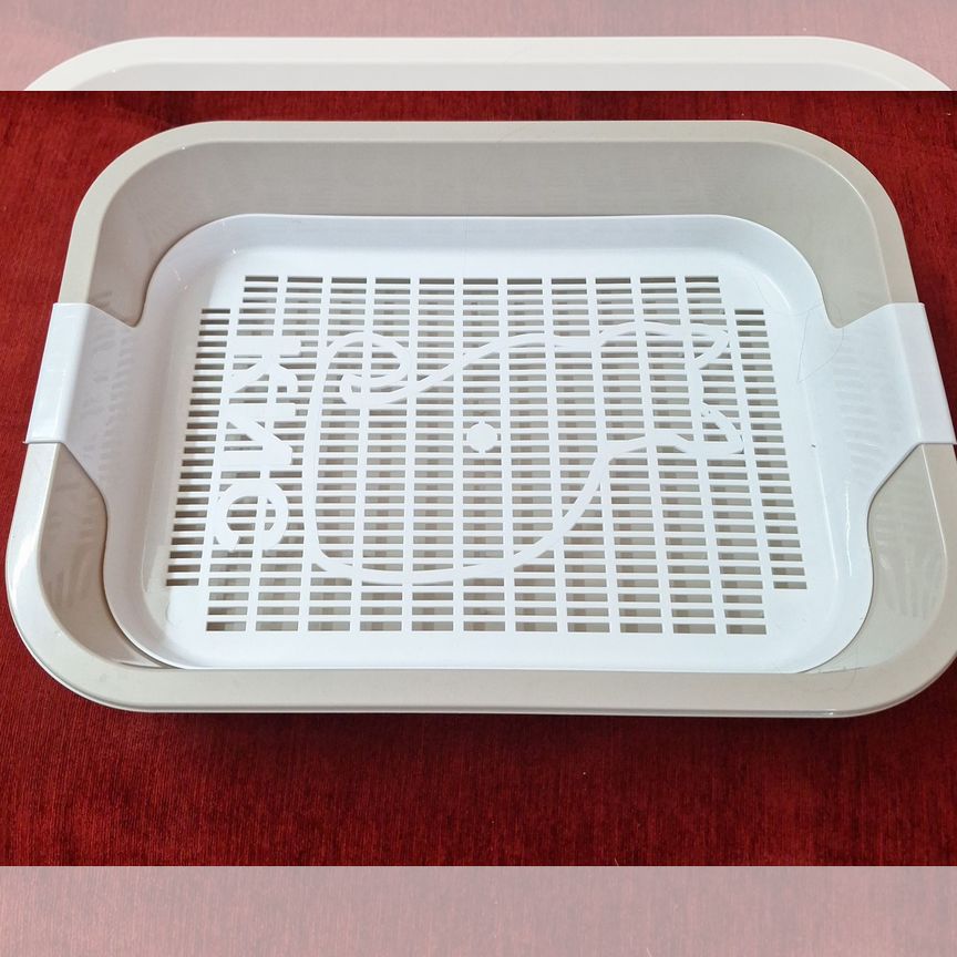 Лоток для кошек большой с сеткой