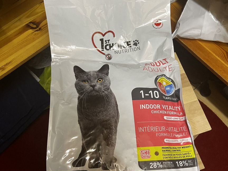 Корм для кошек 1ST choice vitality 5,44 кг