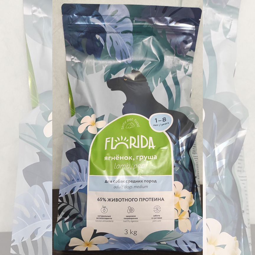 Florida Сухой корм для взрослых собак средних поро