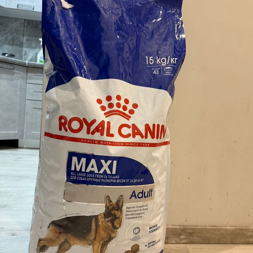 Корм для собак royal canin Maxi