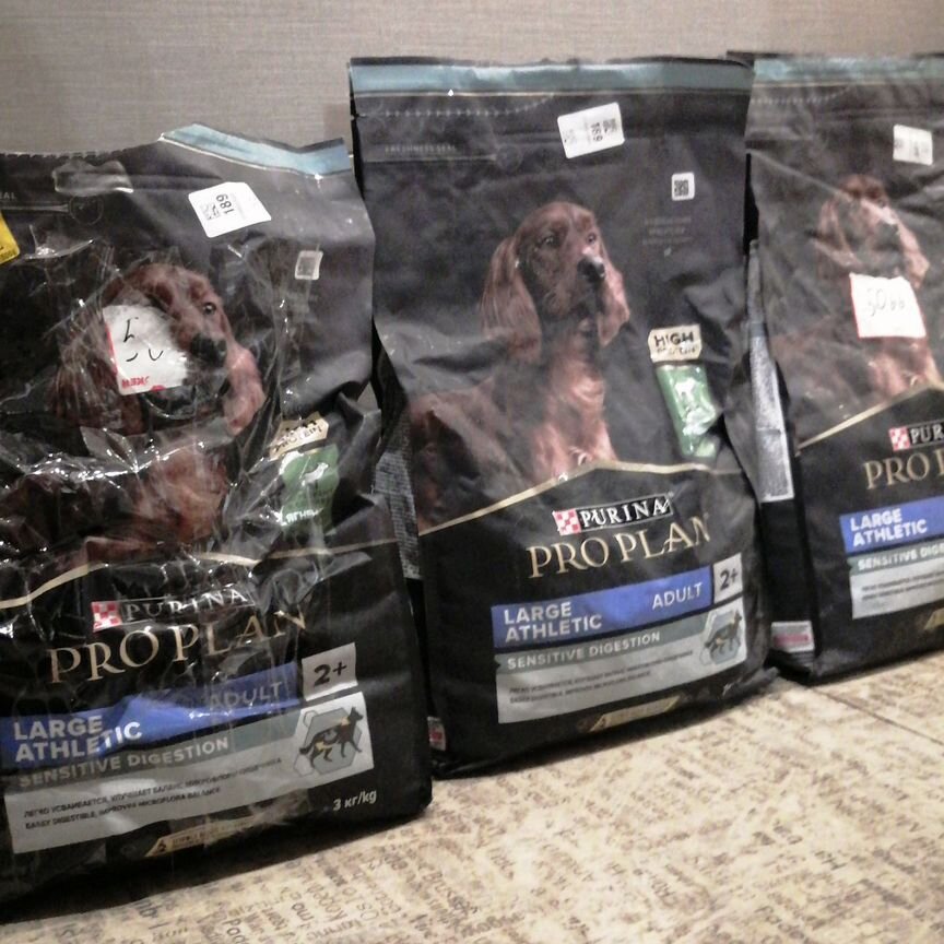 Корм для собак Purina pro plan 3кг Large Athletic