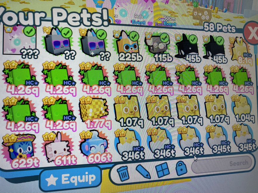 Петы в pet simulator x