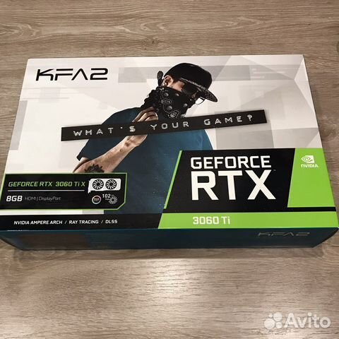 Видеокарта KFA2 GeForce RTX 3060 Ti X Black (LHR) купить в Оренбурге ...