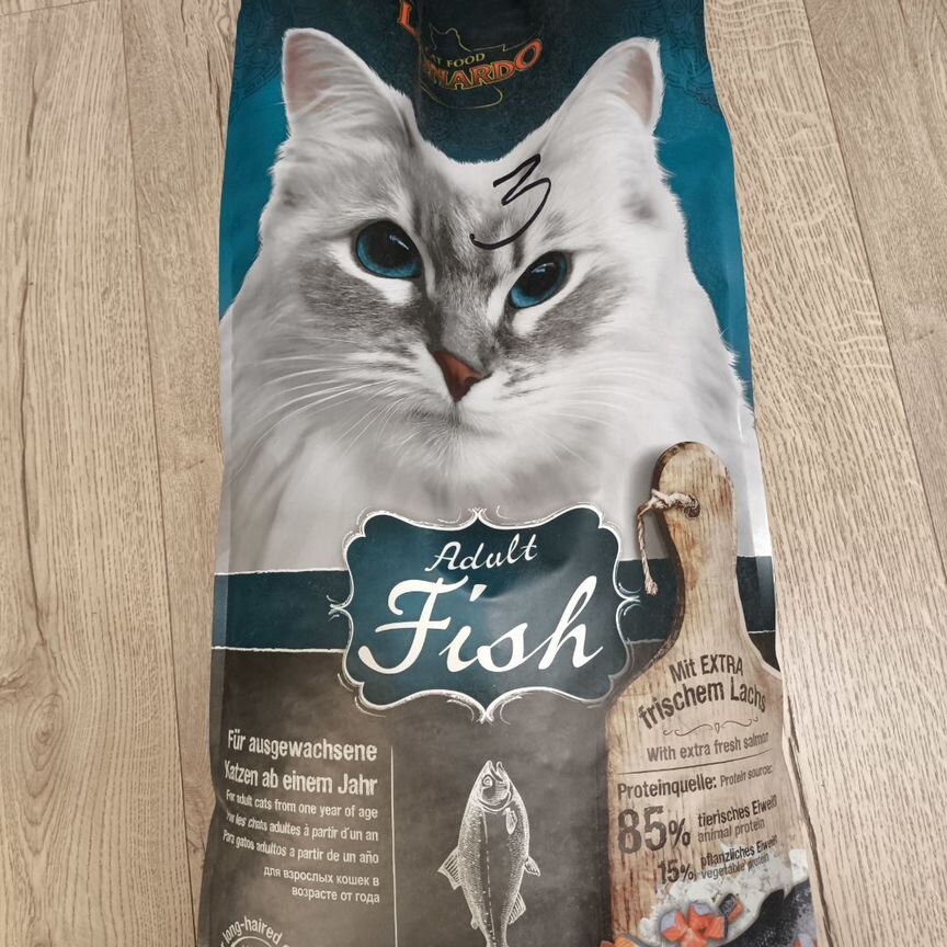 Сухой корм для кошек Leonardo Adult Fish