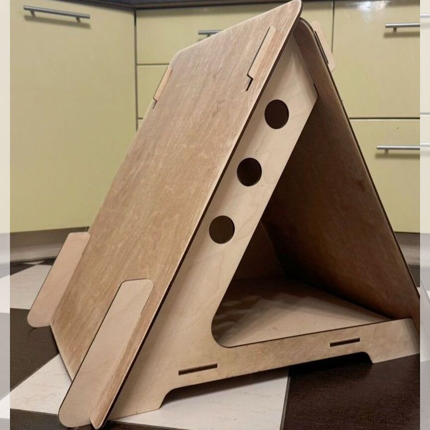 Домик для кошек и собак из дерева разборная