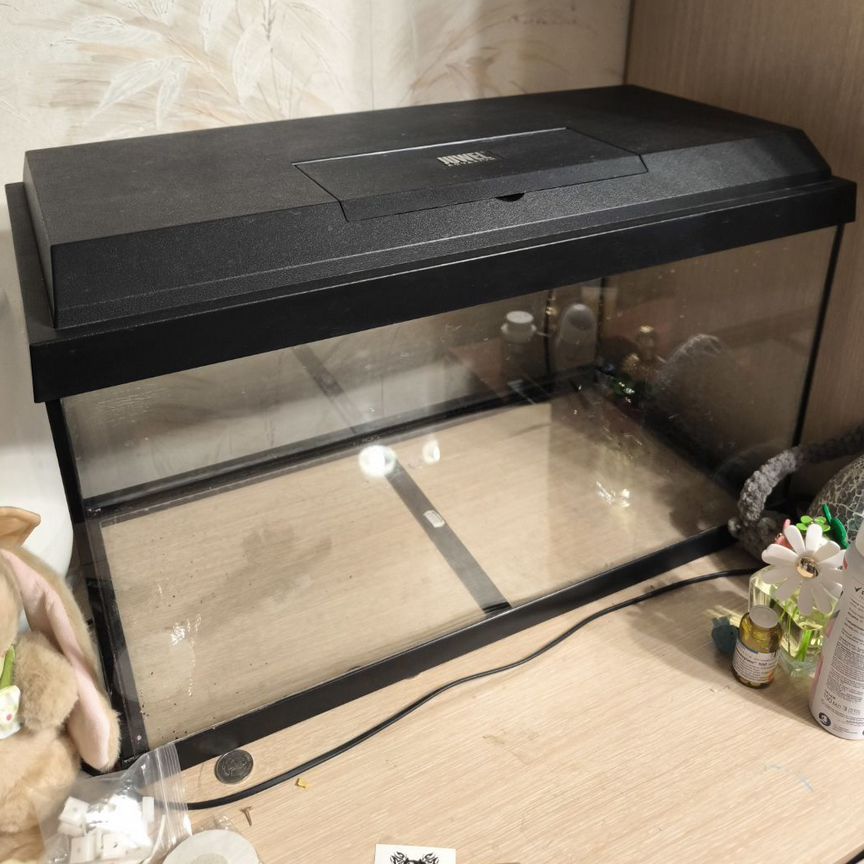 Аквариум, фильтр-помпа, аксессуары