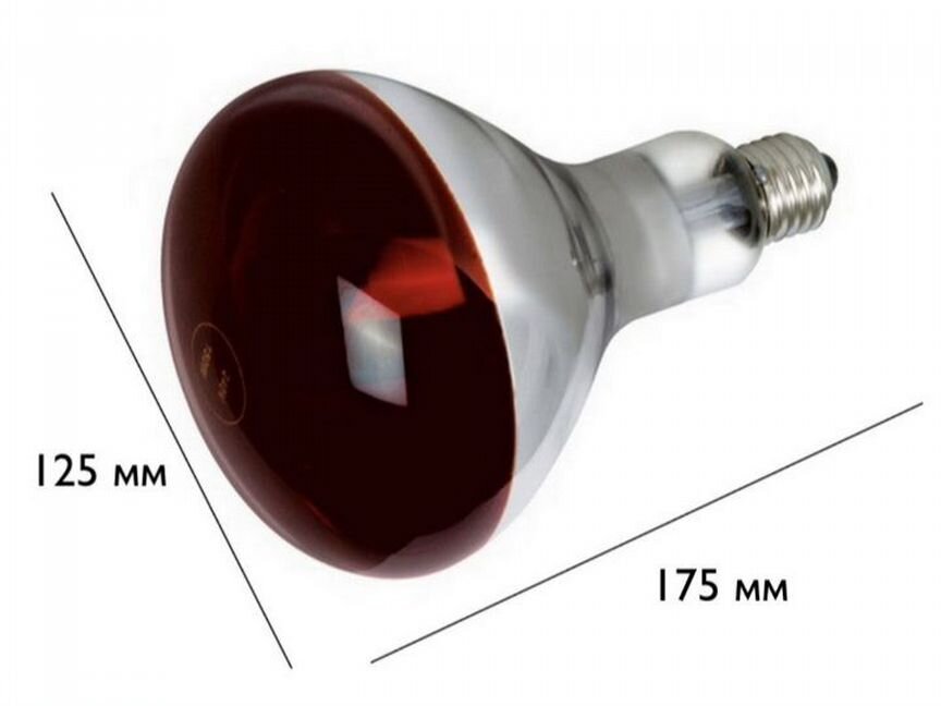 Инфракрасная лампа 250Вт