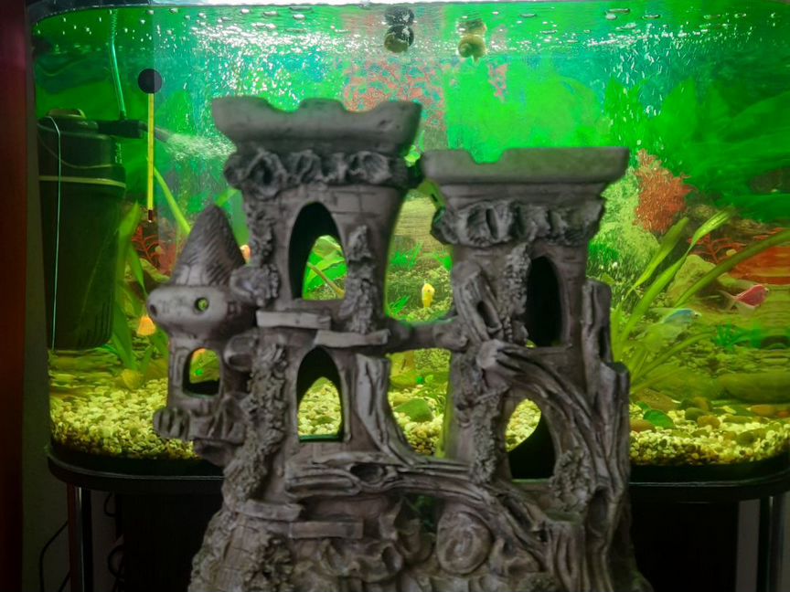 Деккор для аквариума замок