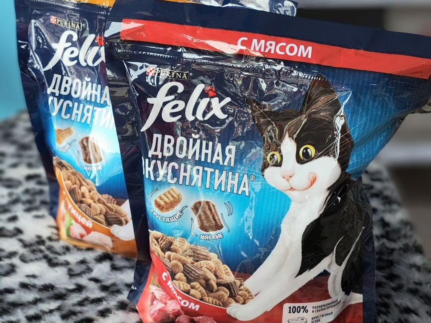 Корм для кошек феликс