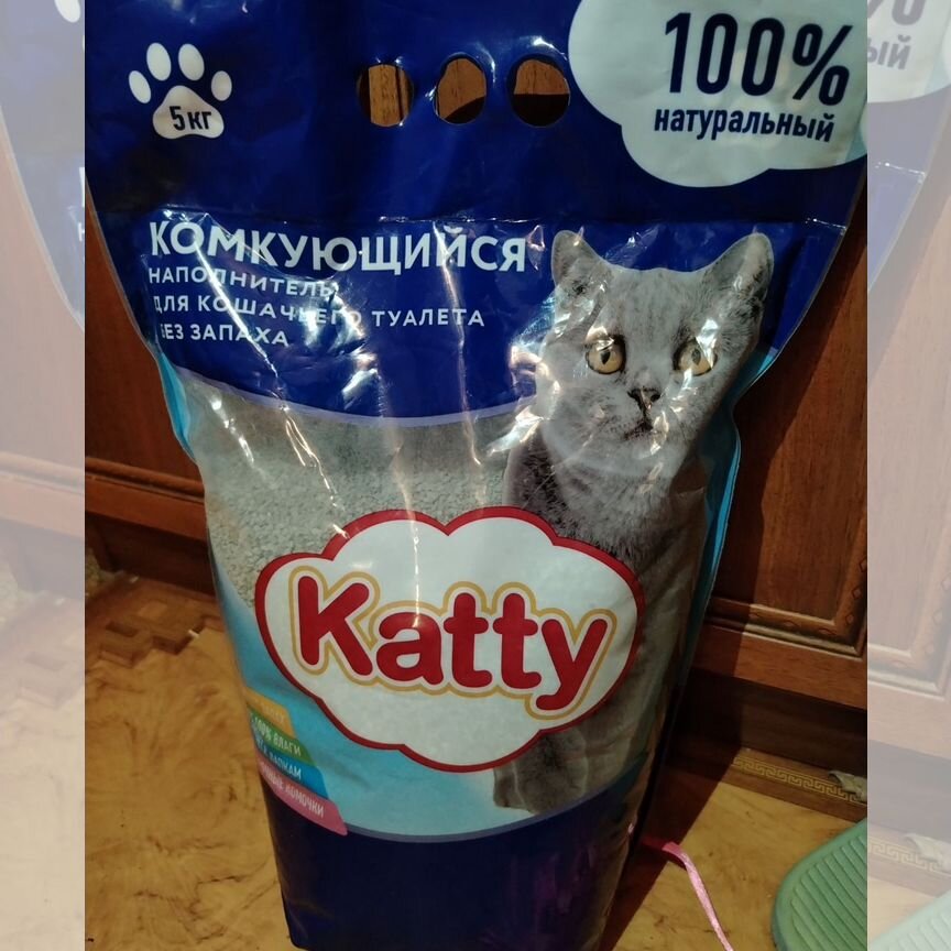 Наполнитель для кошачьего туалета комкующийся