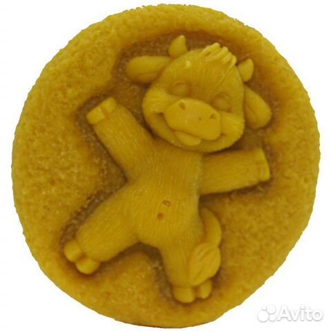 Силиконовая форма для свечей Бычок 3 (0719)