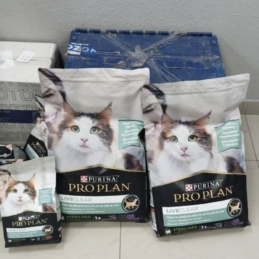 Purina PRO plan liveclear 1  лосось