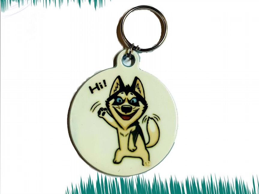 Адресник с ветпаспортом с гравировкой Cool Dogs