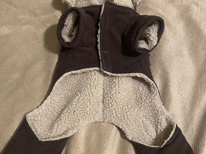 Дубленка для собак мелких