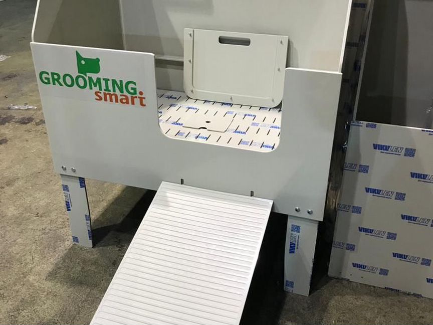 Груминг ванна 100*60 с фильтром для шерсти