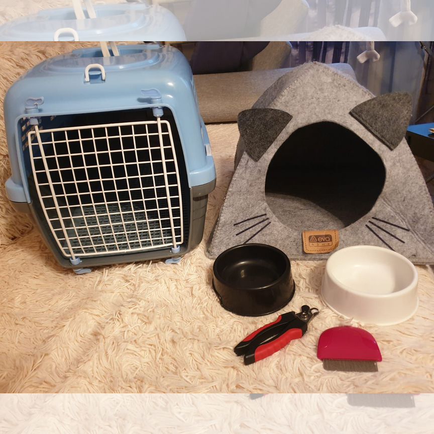 Переноска для кошек пластиковая