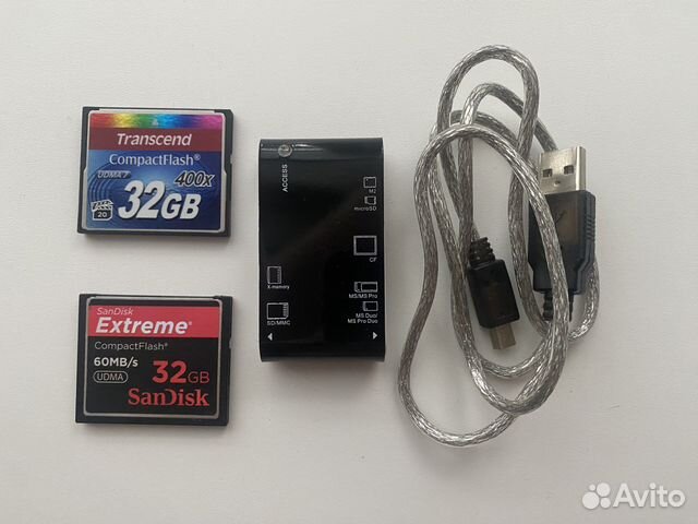 Compact flash 32 gb и картридер купить в Москве | Электроника | Авито