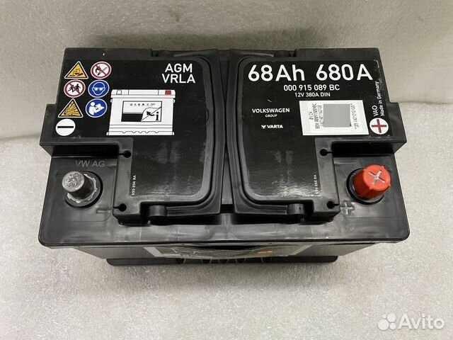 Аккумулятор новый оригинальный VAG 68 Ah купить в Москве VAG ...