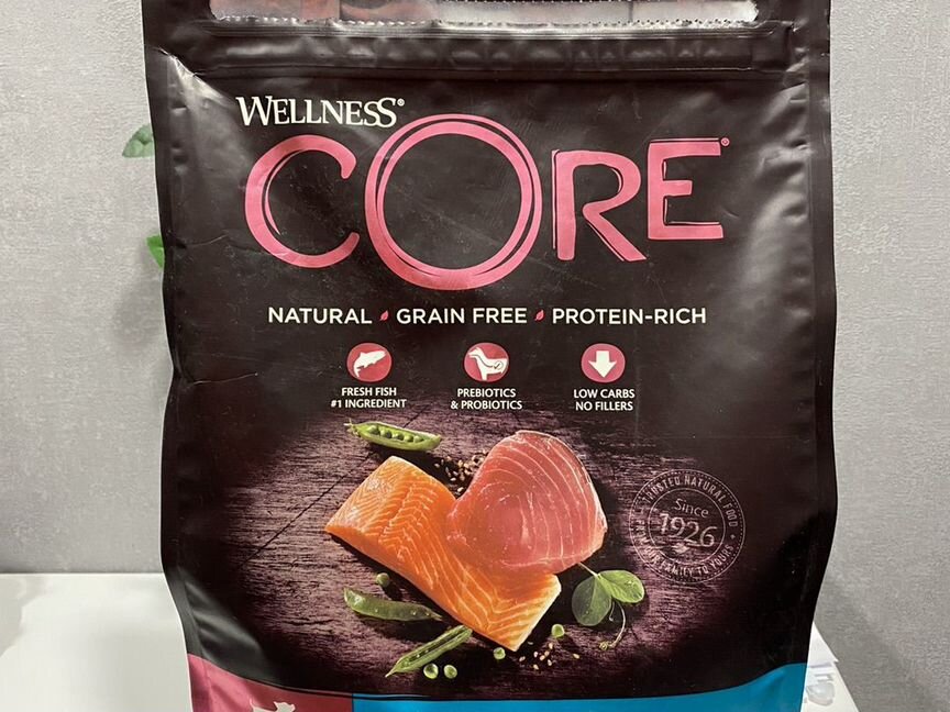 Сухой корм для собак wellness core тунец с лососем