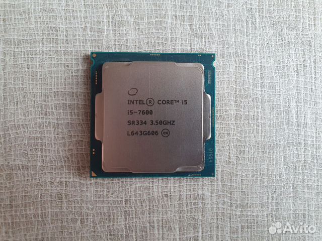 Intel Core i5-7600 купить в Санкт-Петербурге | Электроника | Авито