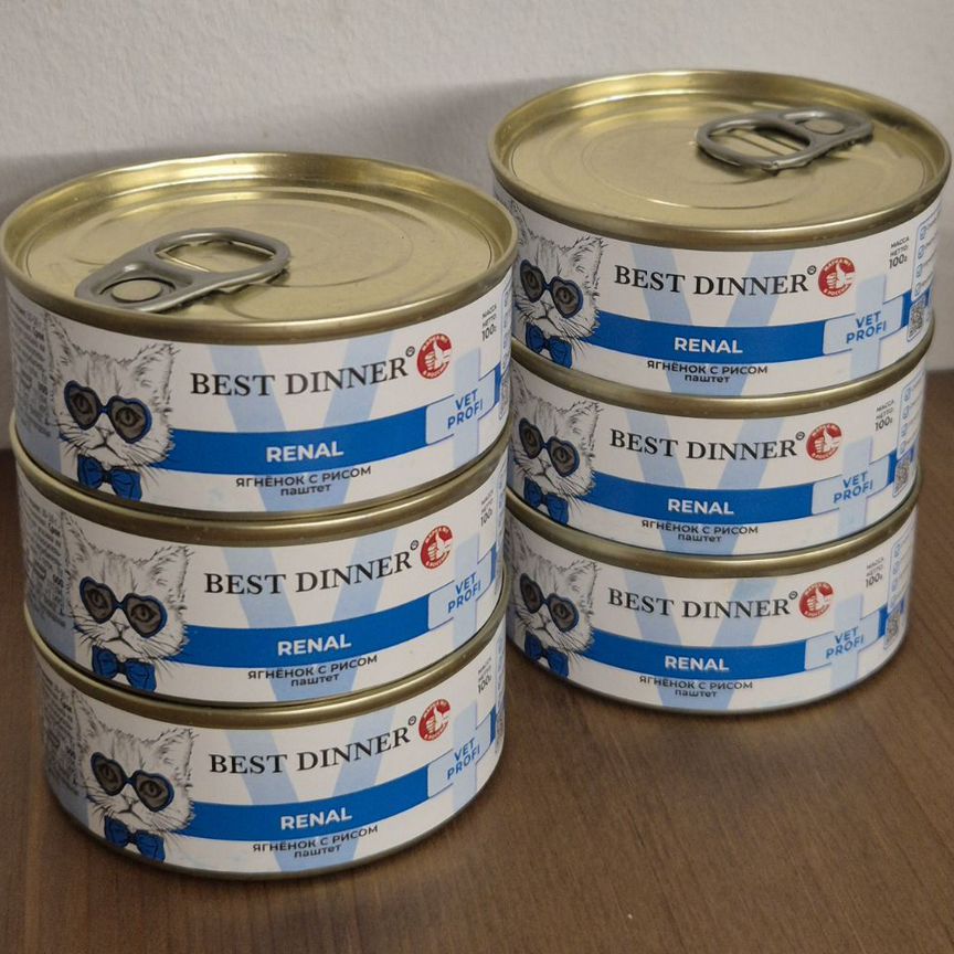 Паштет для кошек Best dinner renal