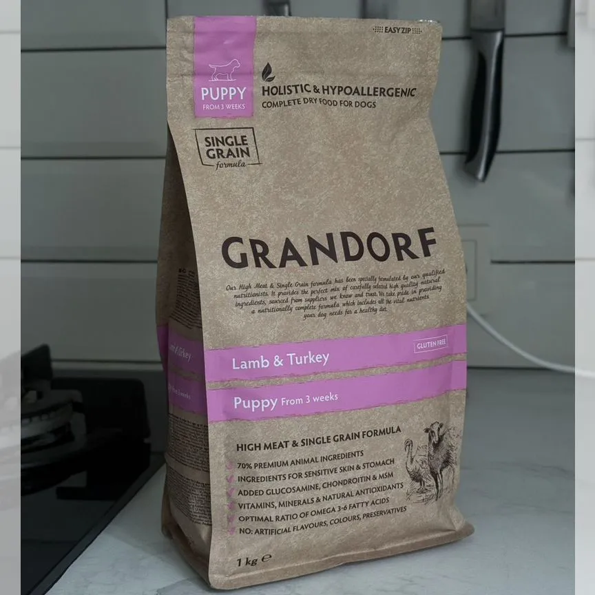 Сухой корм для собак щенков grandorf