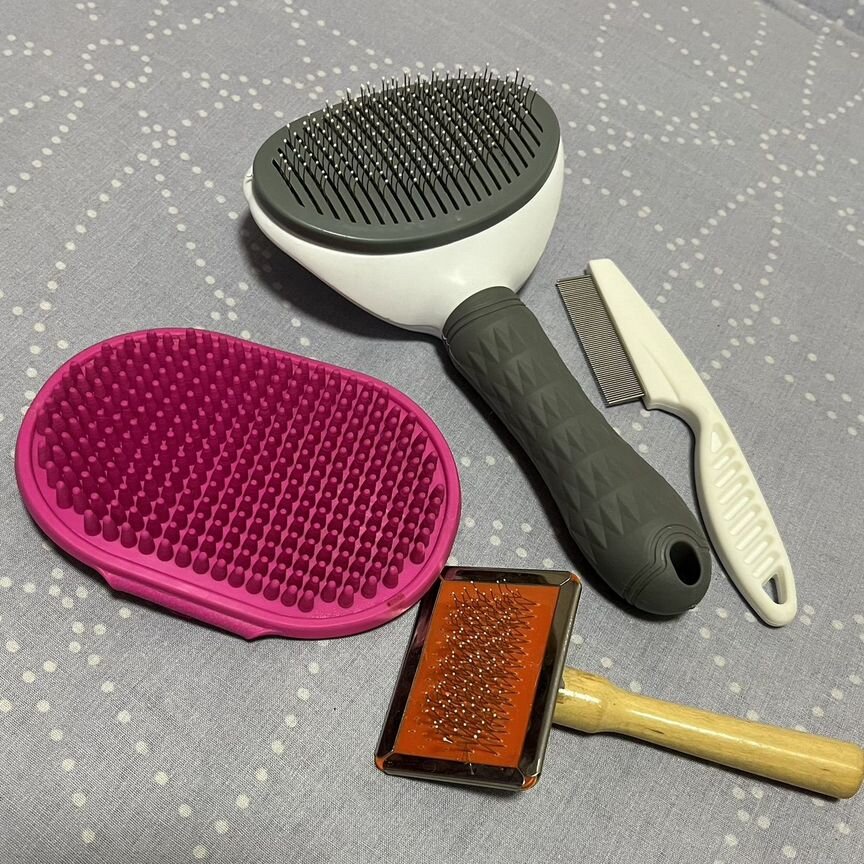 Расческа для кошек 4 штуки