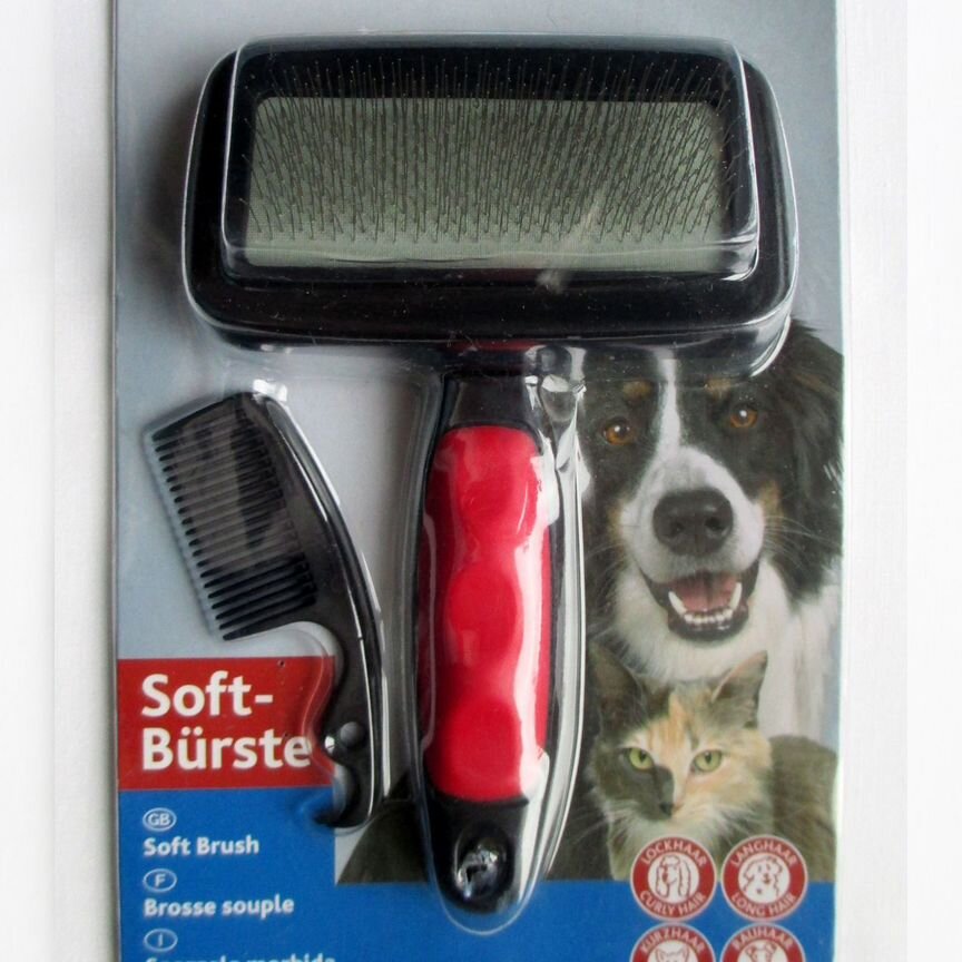 Щётка-пуходёрка Trixie мягкая