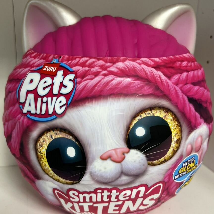 Котенок сюрприз zuru pets alive smitten kittens