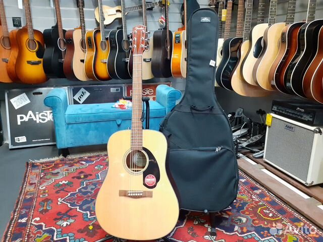 Акустическая гитара fender с чехлом купить в Екатеринбурге | Хобби и ...