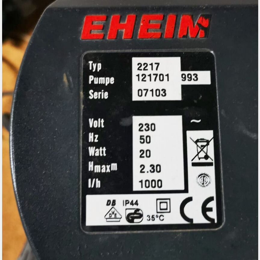 Фильтр внешний eheim classic 600