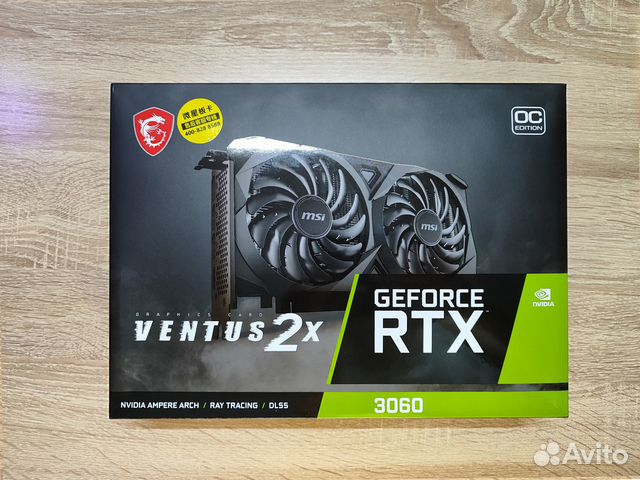 MSI GeForce RTX 3060 ventus 2X OC 12GB купить в Москве | Электроника ...
