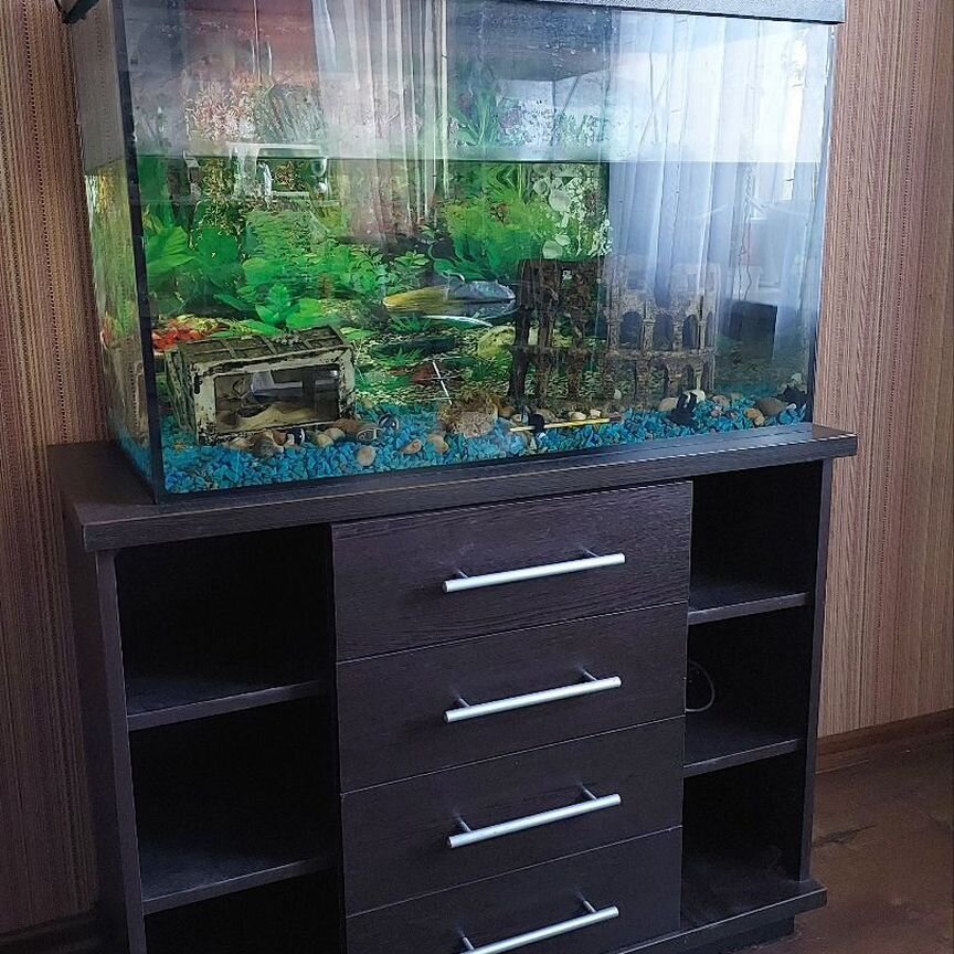 Аквариум 150л с тумбой
